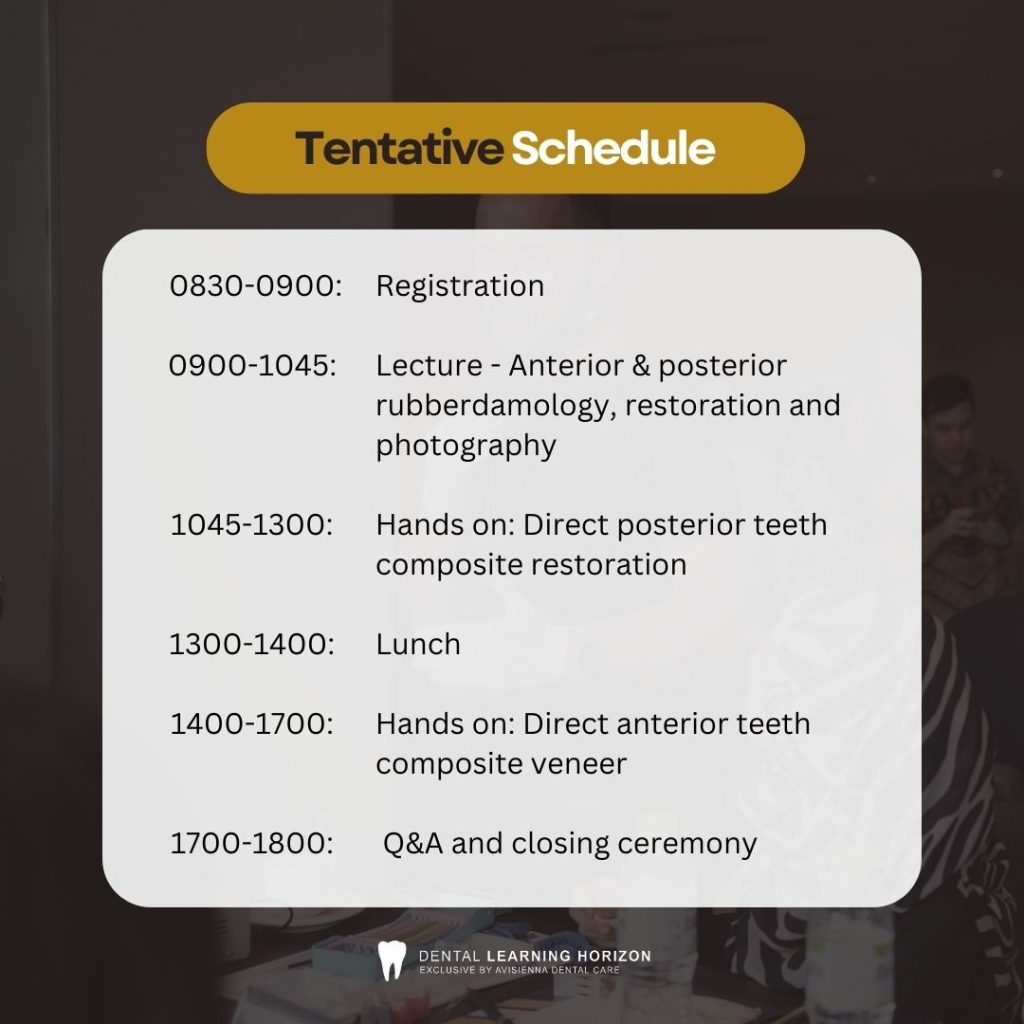 Masterclass: Direct Anterior Veneer and Posterior Restoration - Dental Learning Horizon